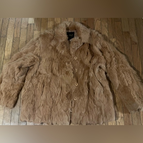 Ashley Stewart | Jackets & Coats | Vintage Ashley Stewart Brown Rabbit ...